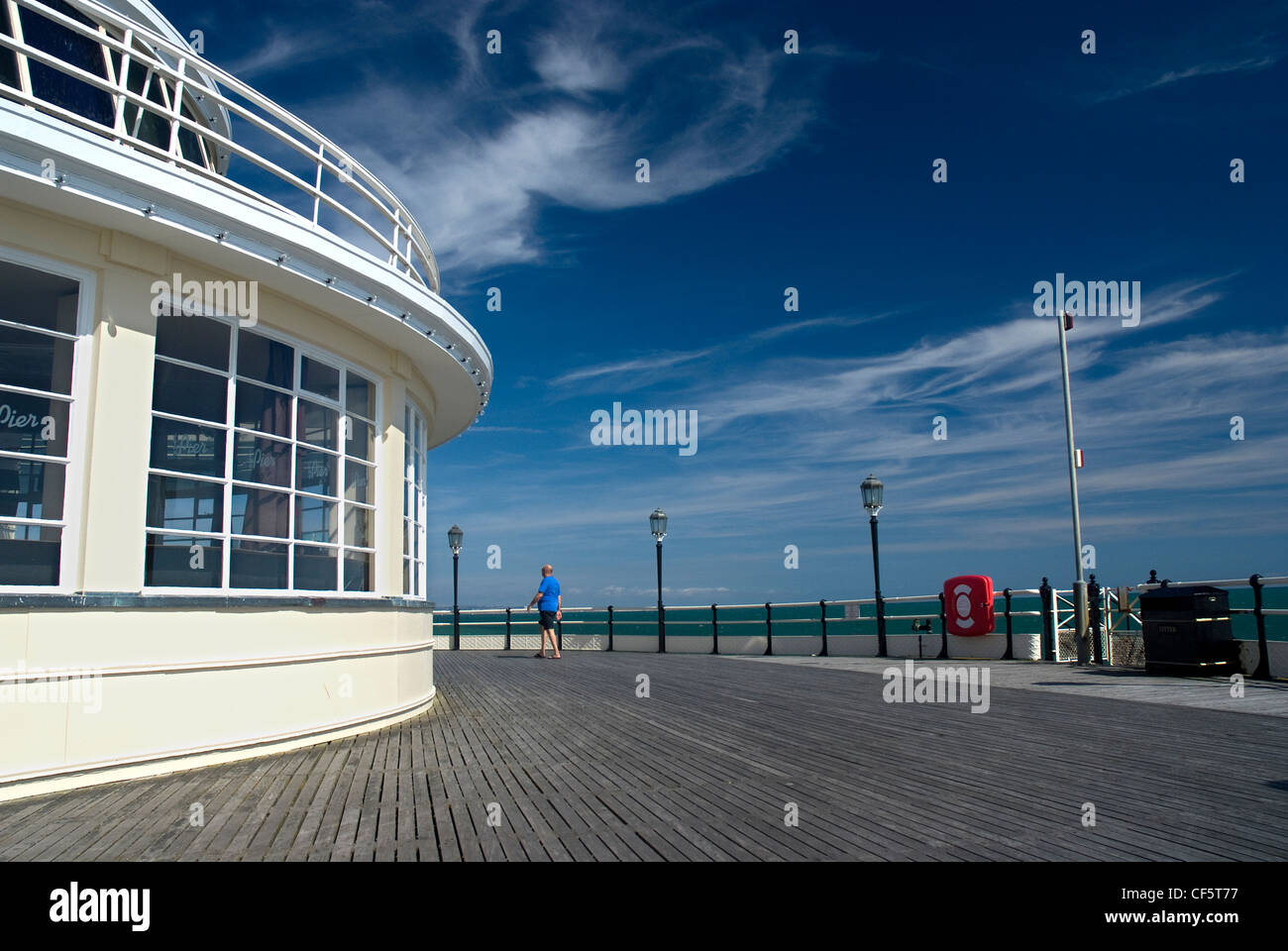 The southern pavilion on Worthing pier, currently home to a nightclub ...
