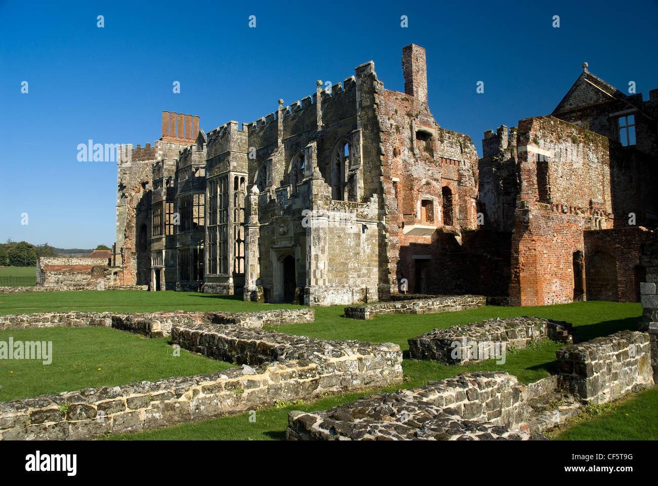 The ruins of Cowdray Ruins, one of Southern England's most important ...