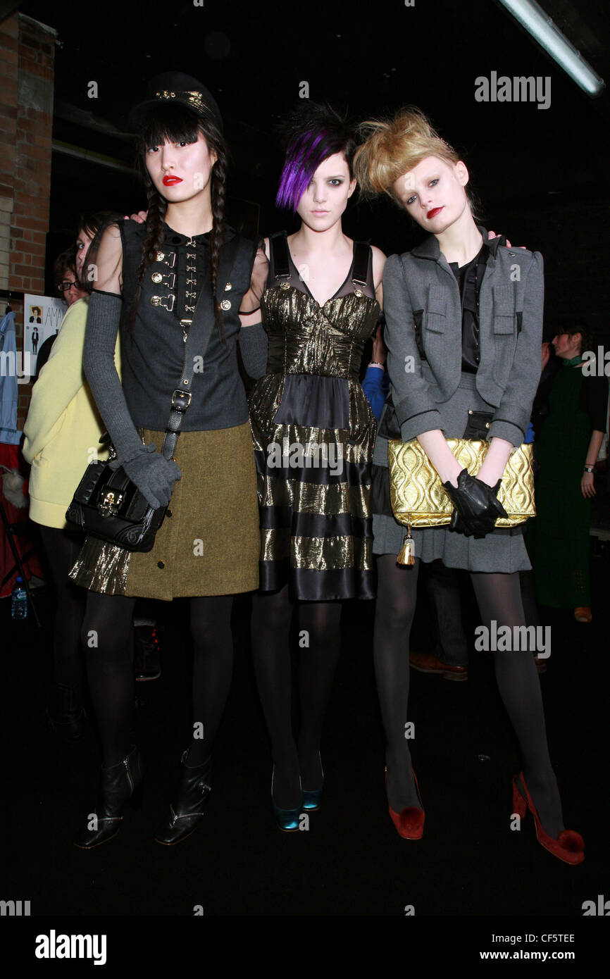Luella Bartley Backstage London Ready to Wear Autumn Winter Black ...