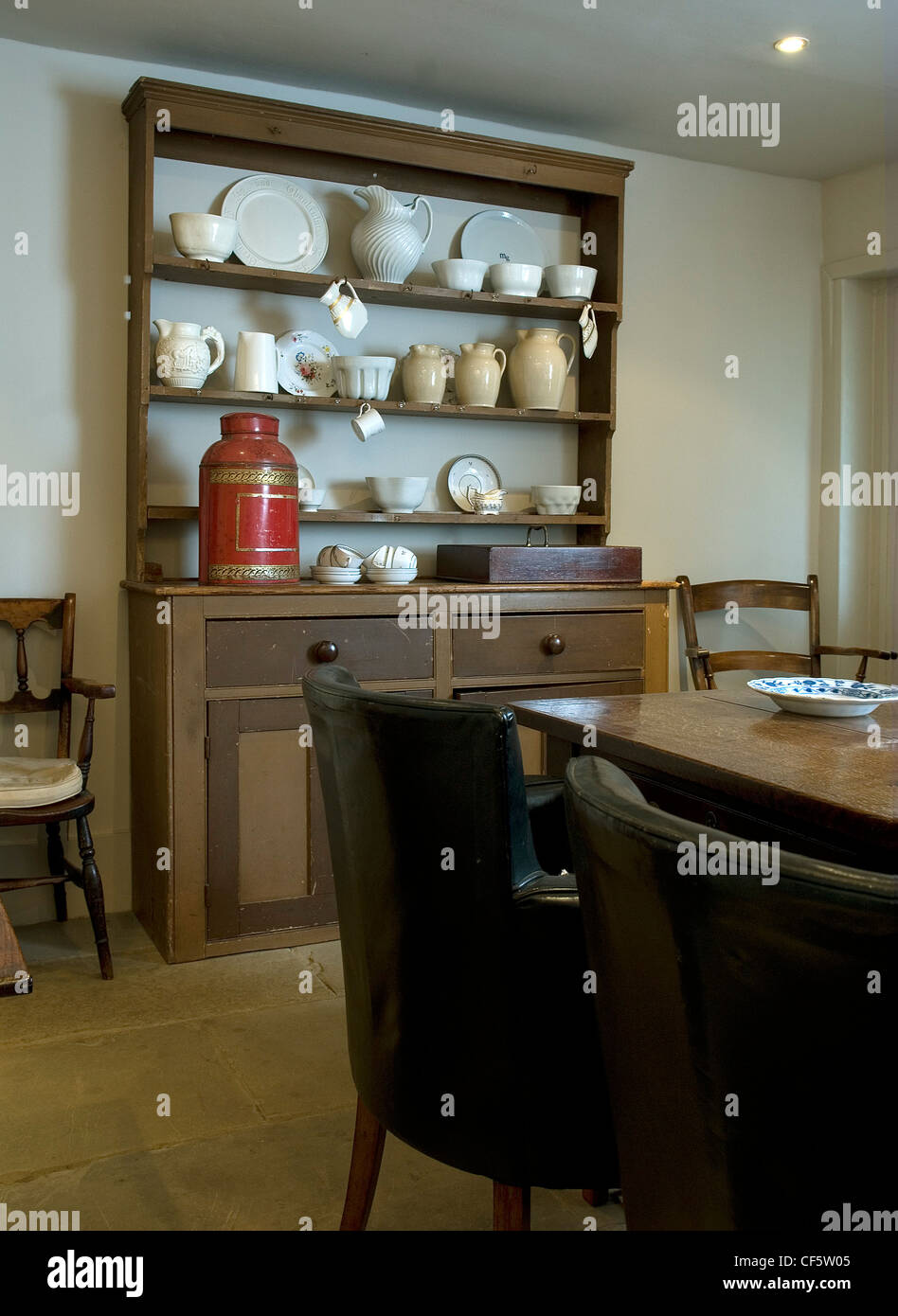 Antique crockery cupboard hi-res stock photography and images - Alamy