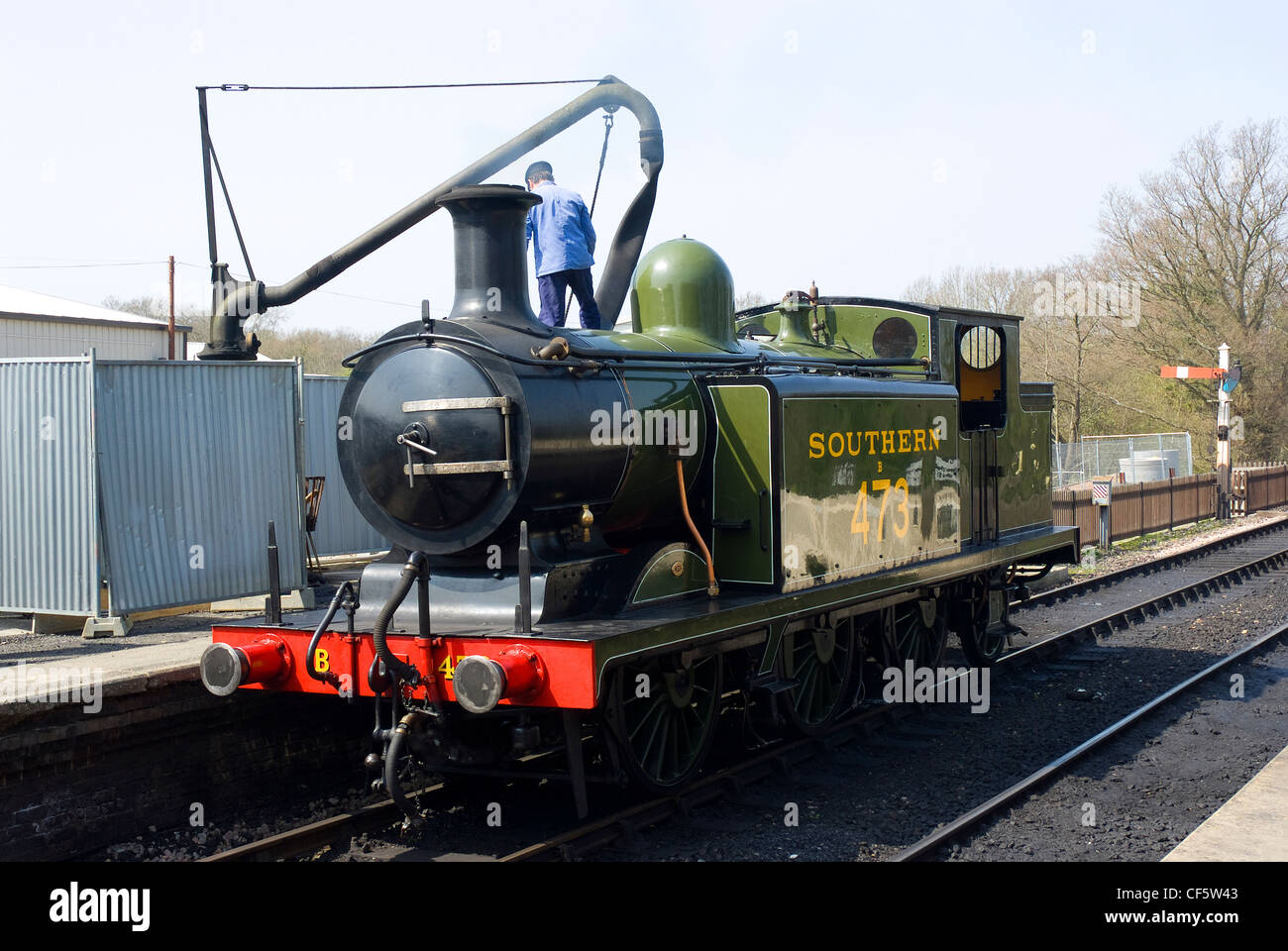 London Brighton & South Coast Railway, Class E4 0-6-2T 473, "Birch ...