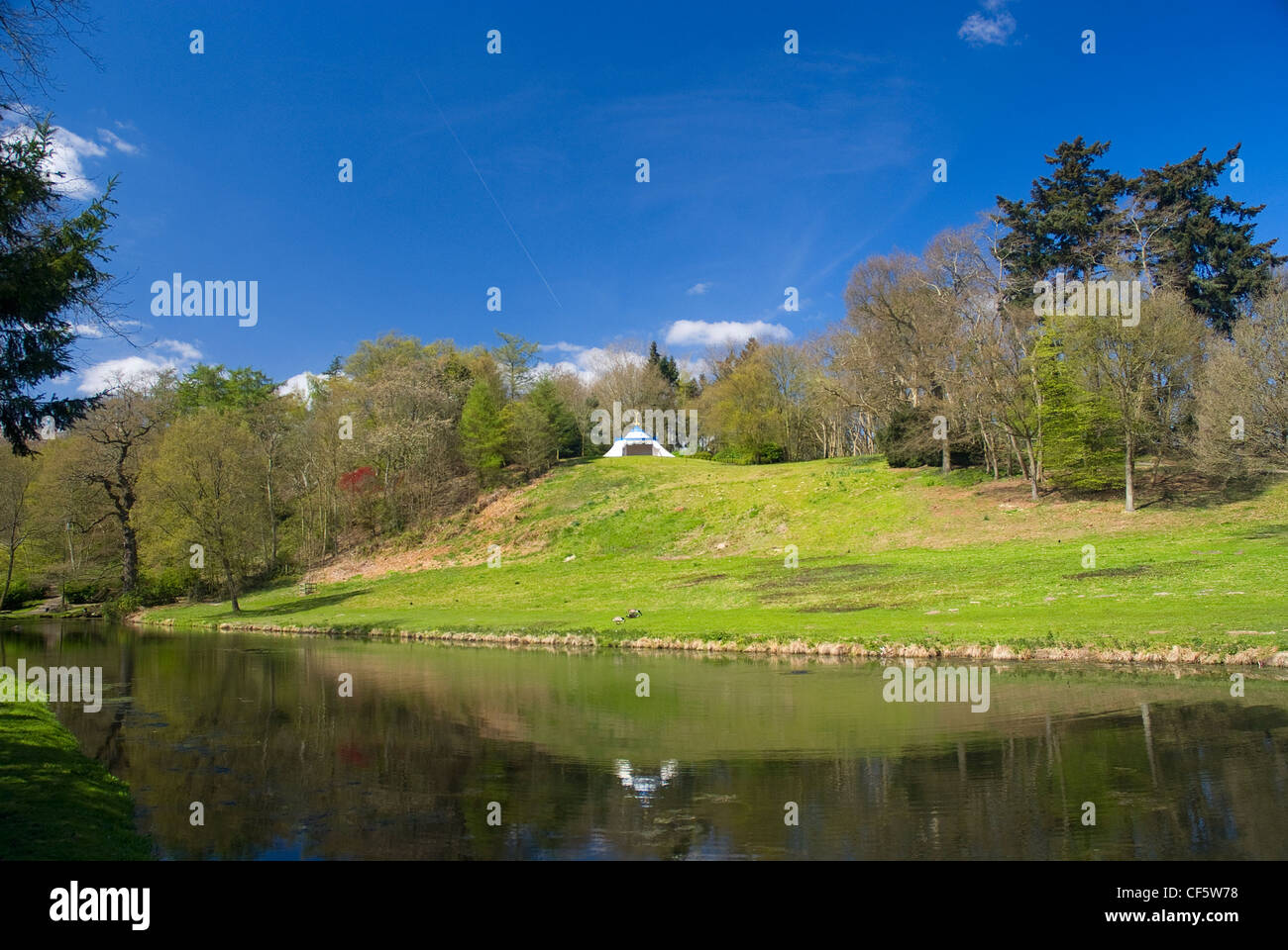 The Turkish Tent in Painshill Park. Now recreated it was originally ...