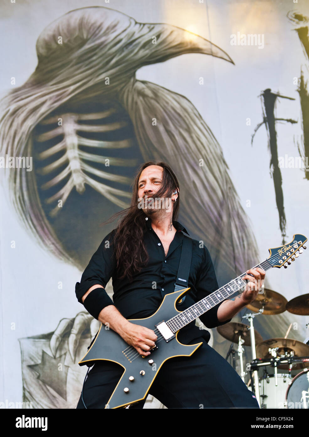 In Flames performing at Heavy MTL 2011 in Montreal, QC Stock Photo - Alamy