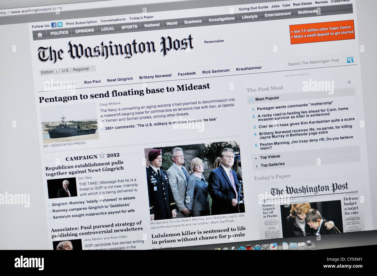 The washington post newspaper hi-res stock photography and images - Alamy