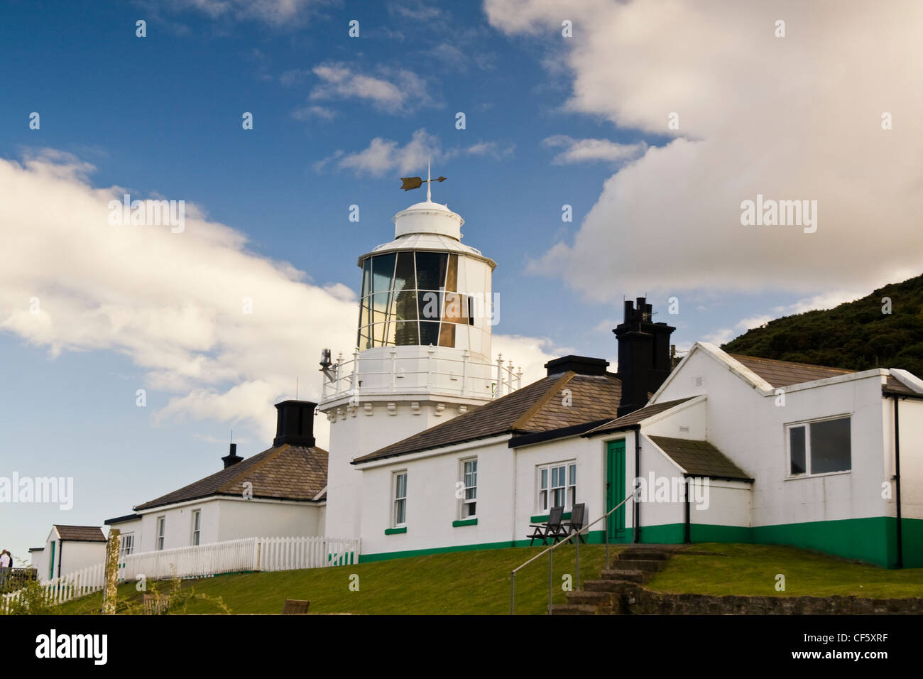 A view toward Whitby lighthouse Stock Photo - Alamy