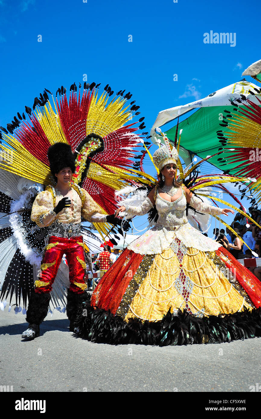 People celebrating Carnival in Aruba Stock Photo - Alamy