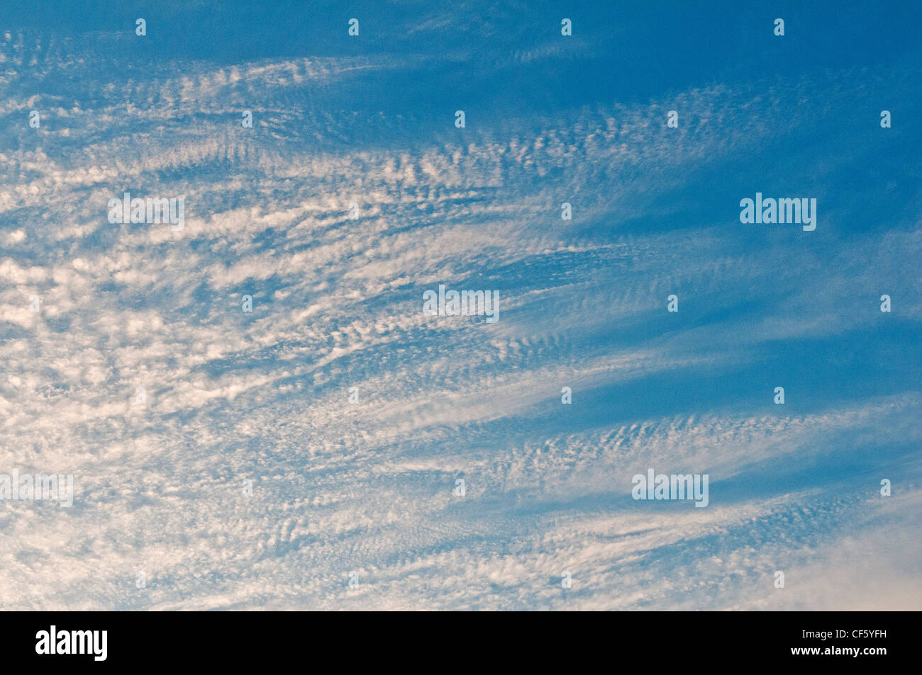 Freckled cloud formations Stock Photo - Alamy