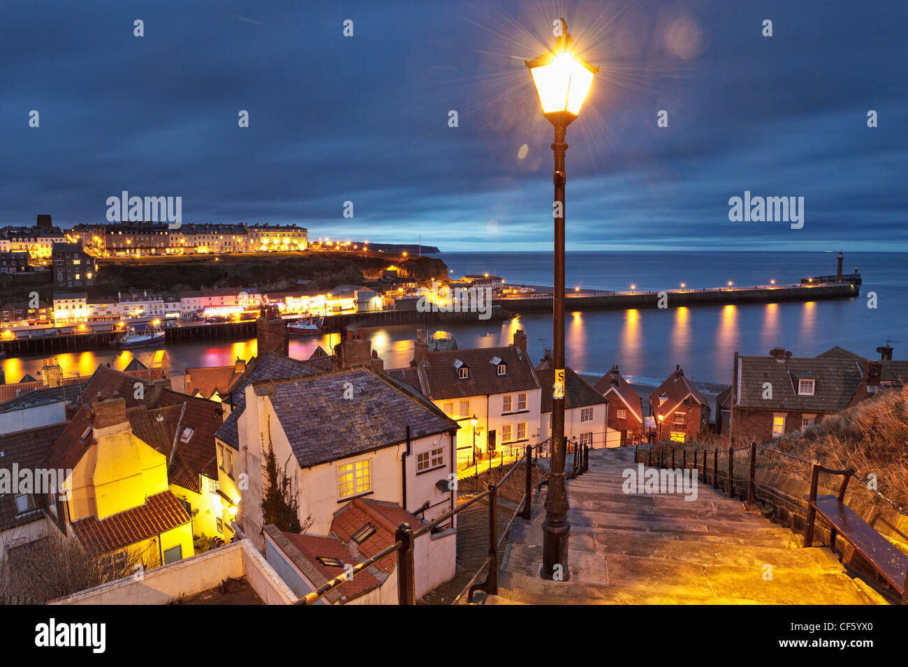 Old town whitby 199 steps hi-res stock photography and images - Alamy