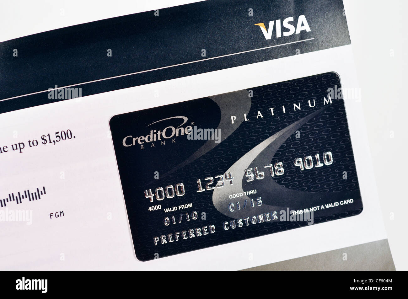 Credit card offer letter Stock Photo - Alamy