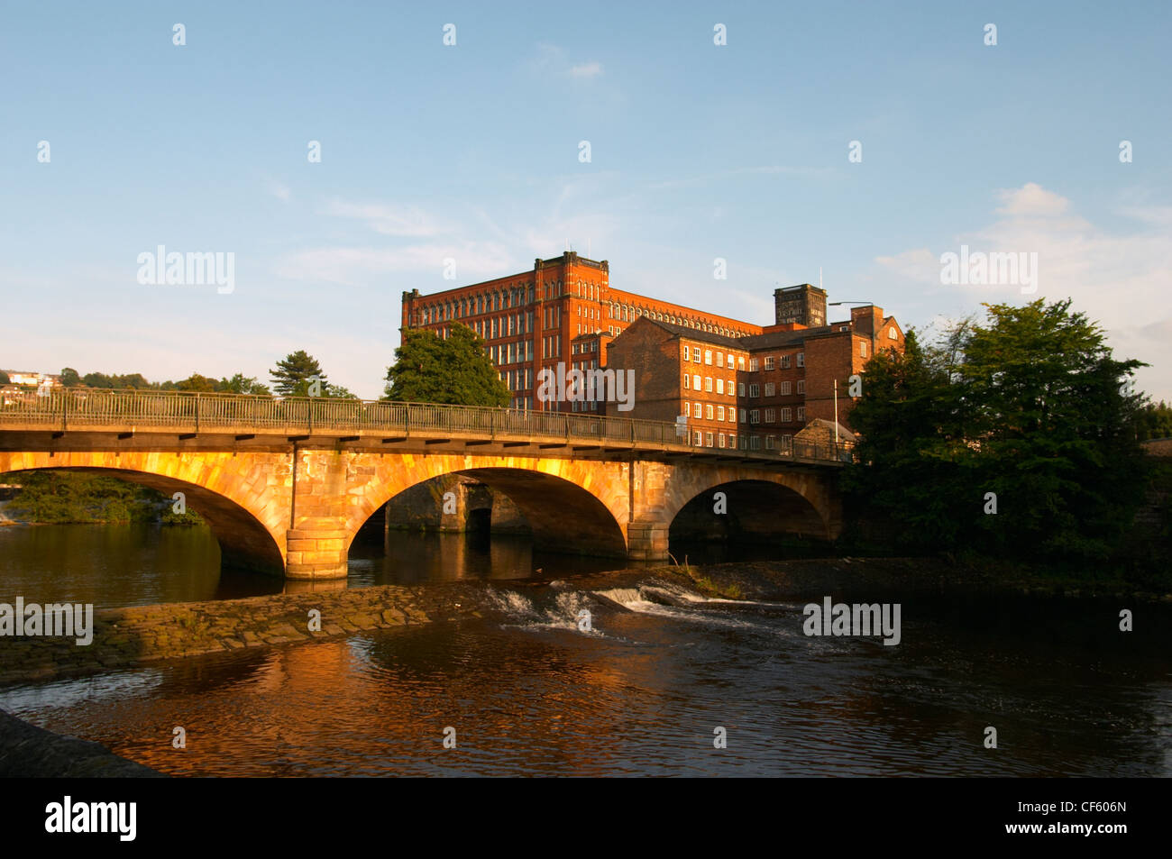 The Old Mill at Belper on the River Derwent Stock Photo - Alamy