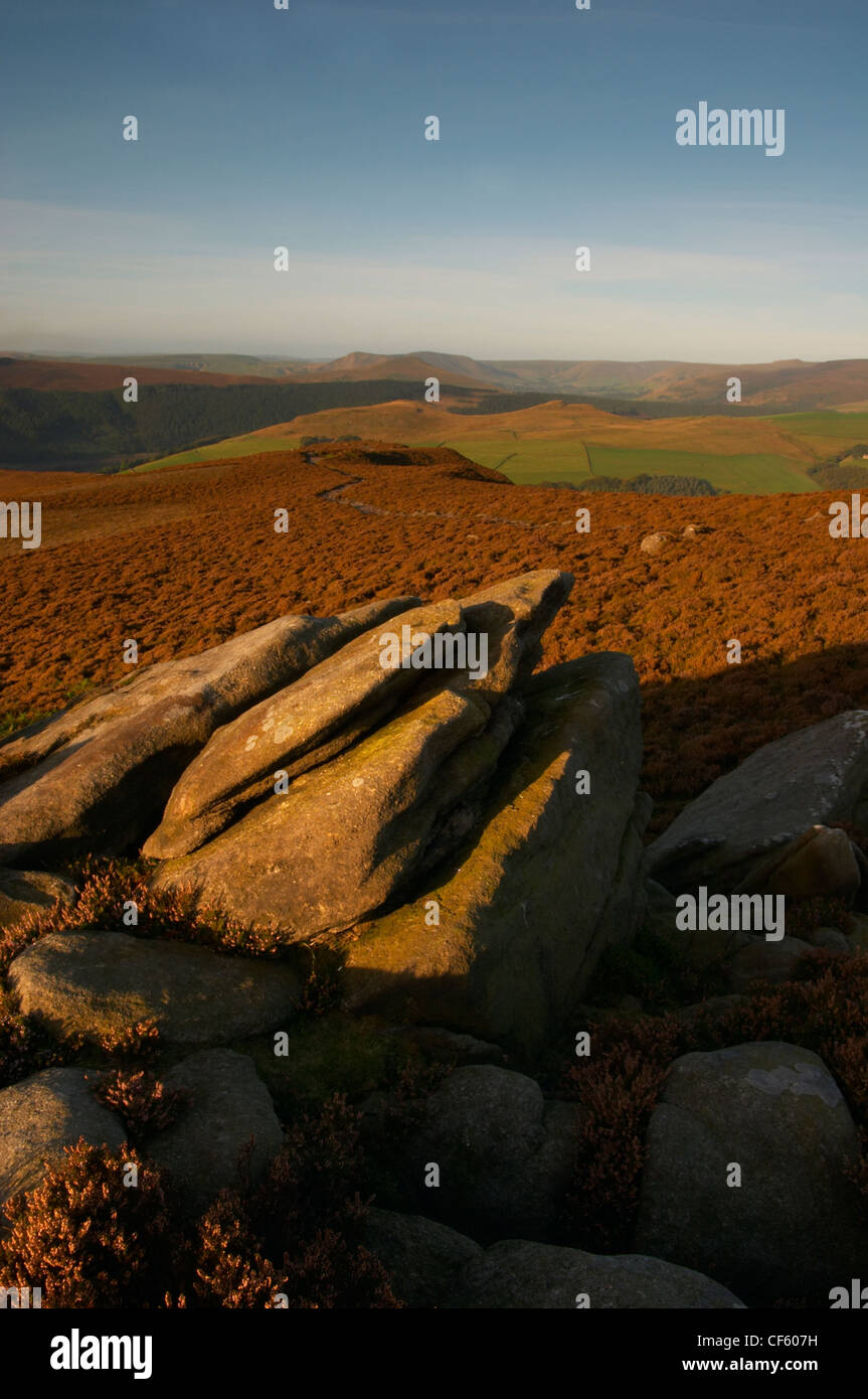 Derwent Valley from Derwent Edge Stock Photo - Alamy