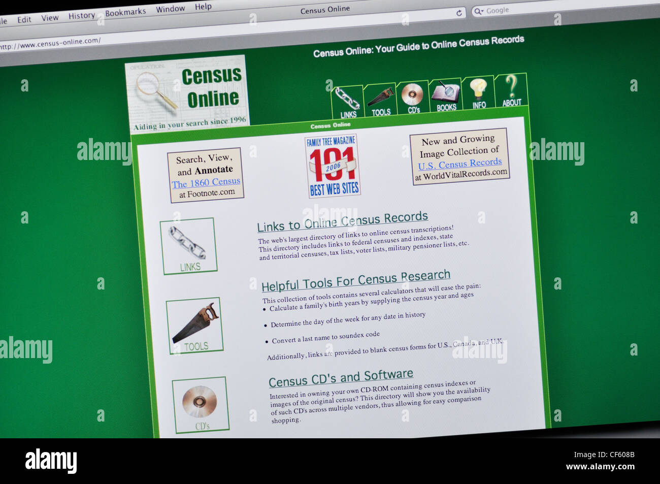 Census website hi-res stock photography and images - Alamy