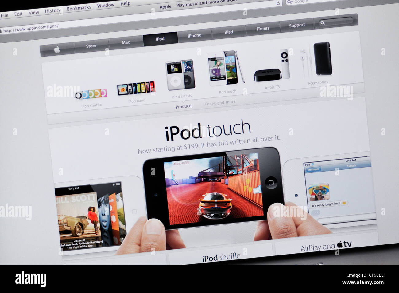 Apple ipod classic hi-res stock photography and images - Alamy