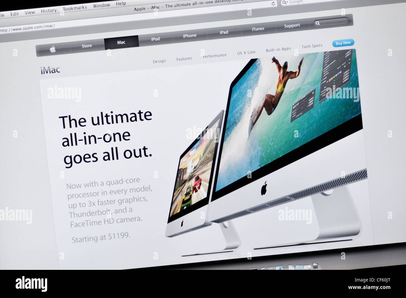 Apple store website Stock Photo - Alamy
