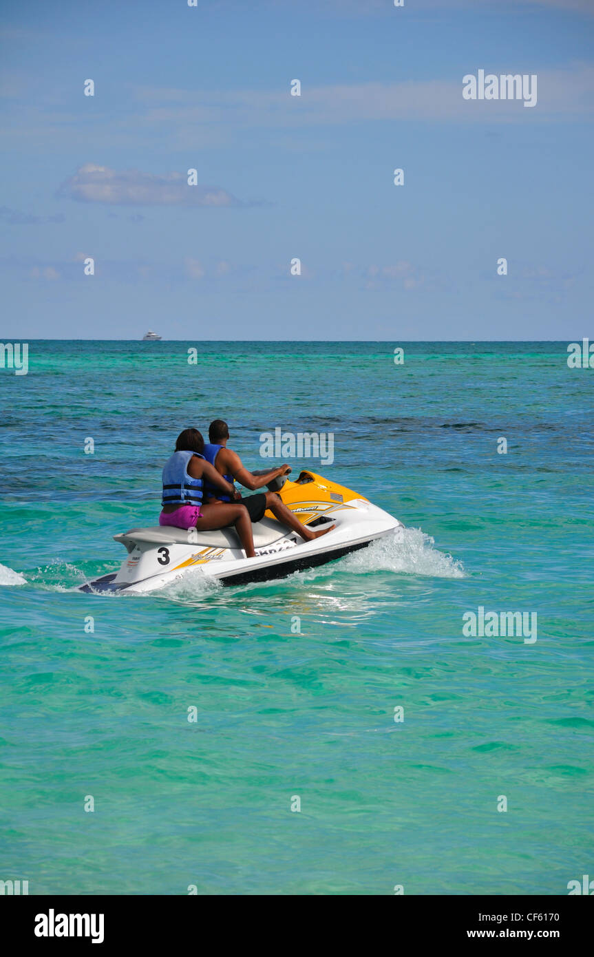 Jet Ski in Bahamas Stock Photo - Alamy