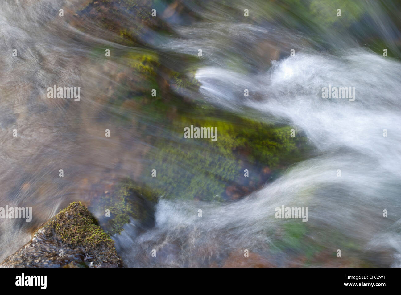 Pure mountain stream flowing Stock Photo - Alamy