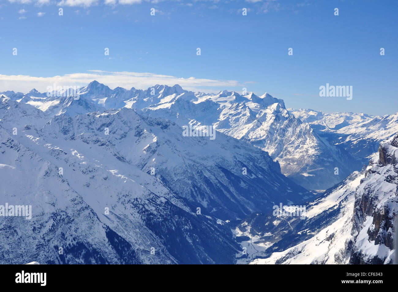 Titlis mountain range view from hi-res stock photography and images - Alamy