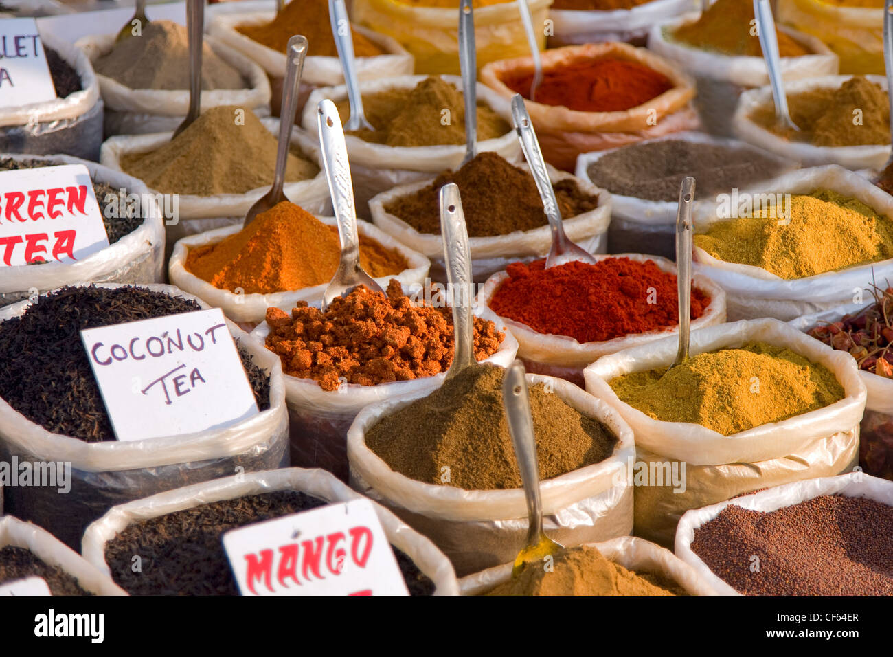 an assortment of different spices for cooking Stock Photo - Alamy