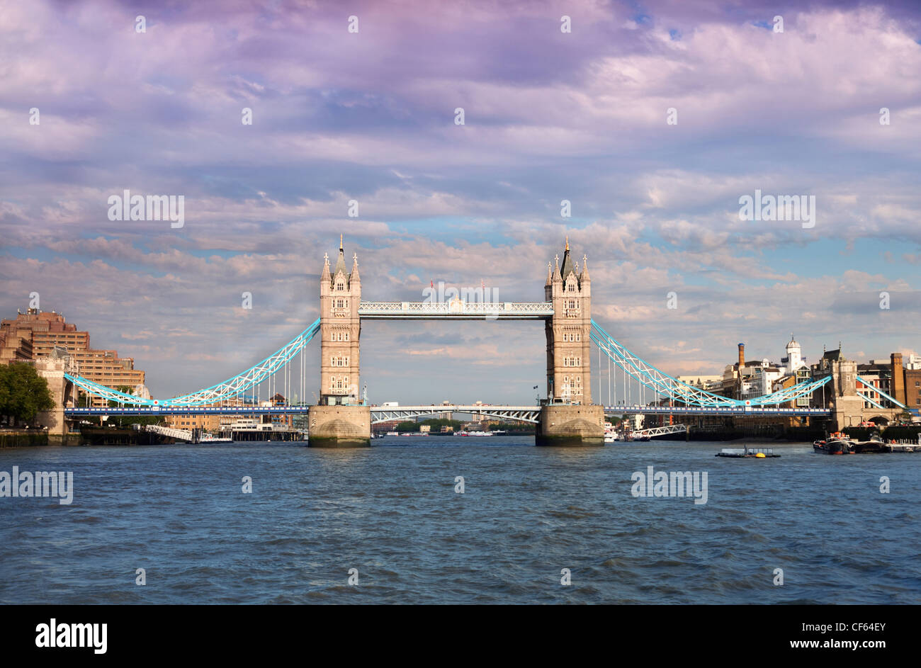 Tower Bridge in London. Tower Bridge is one of most recognizable ...