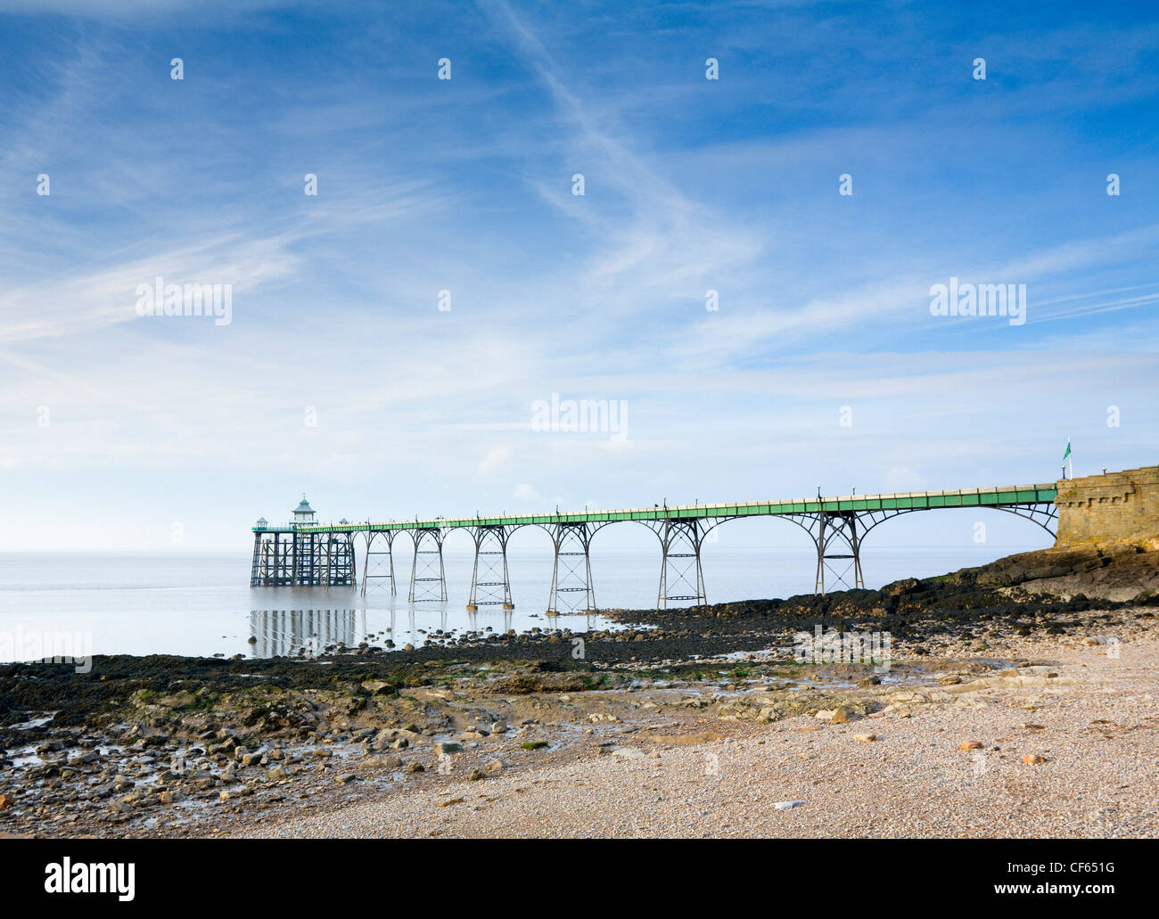 Clevedon seafront north somerset in uk High Resolution Stock ...