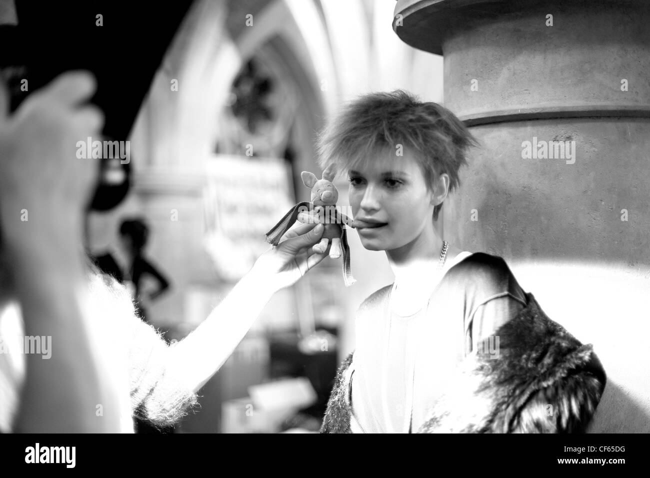 Vivienne Westwood Backstage London Ready to Wear Autumn Win Stock Photo ...