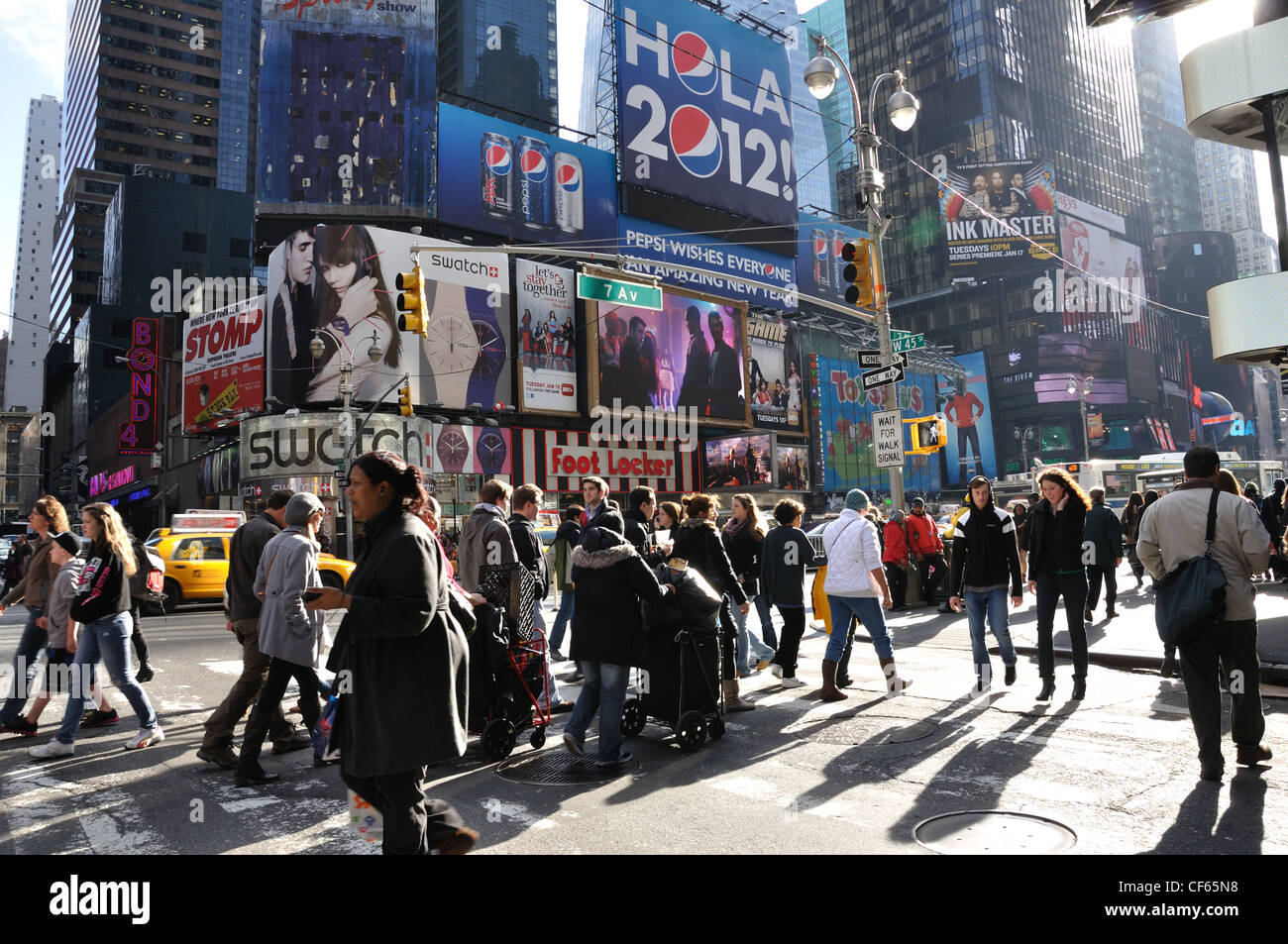 Busy street, Manhattan, New York City, USA Stock Photo - Alamy