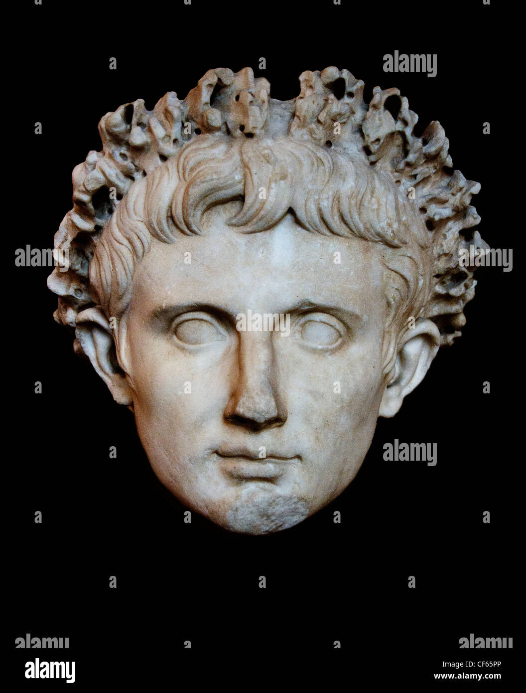 Roman Emperor AUGUSTUS 63 BC - 14 AD Rome Italy civic crown awarded by ...