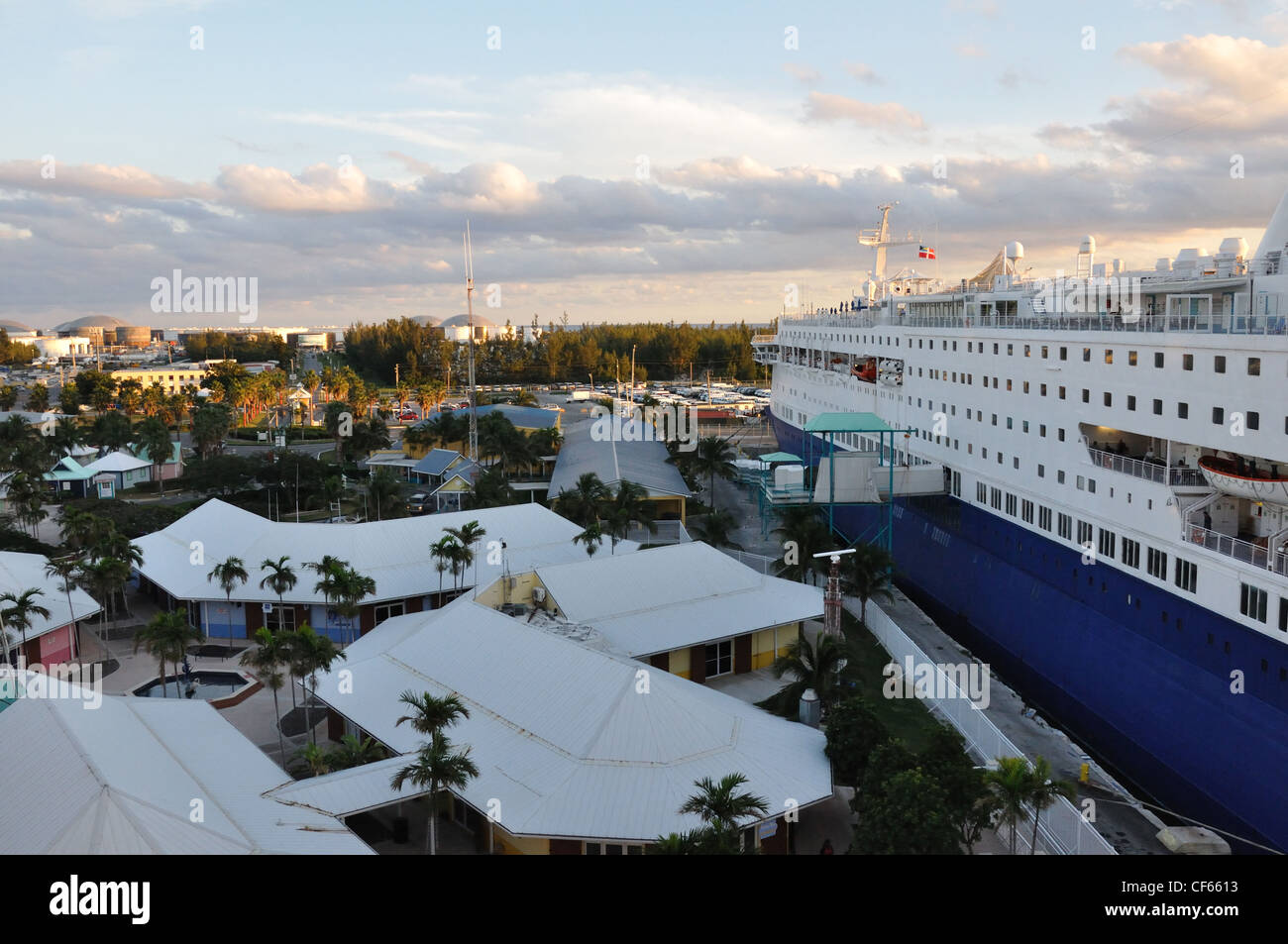 Celebration cruise ship, Nassau port, Bahamas Stock Photo - Alamy
