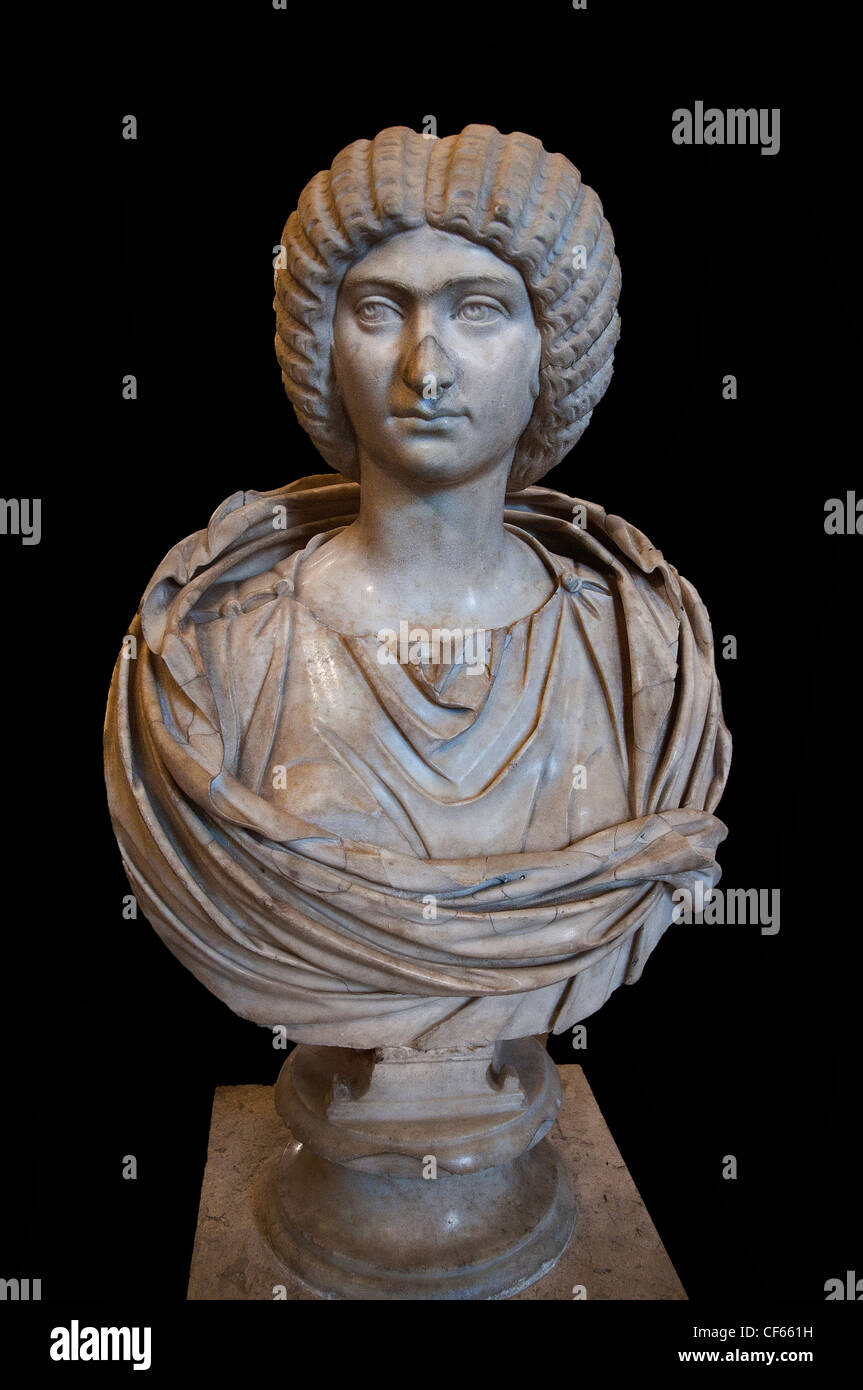 empress Julia Domna wife of Emperor Septimius Severus 193 - 211 AD ...