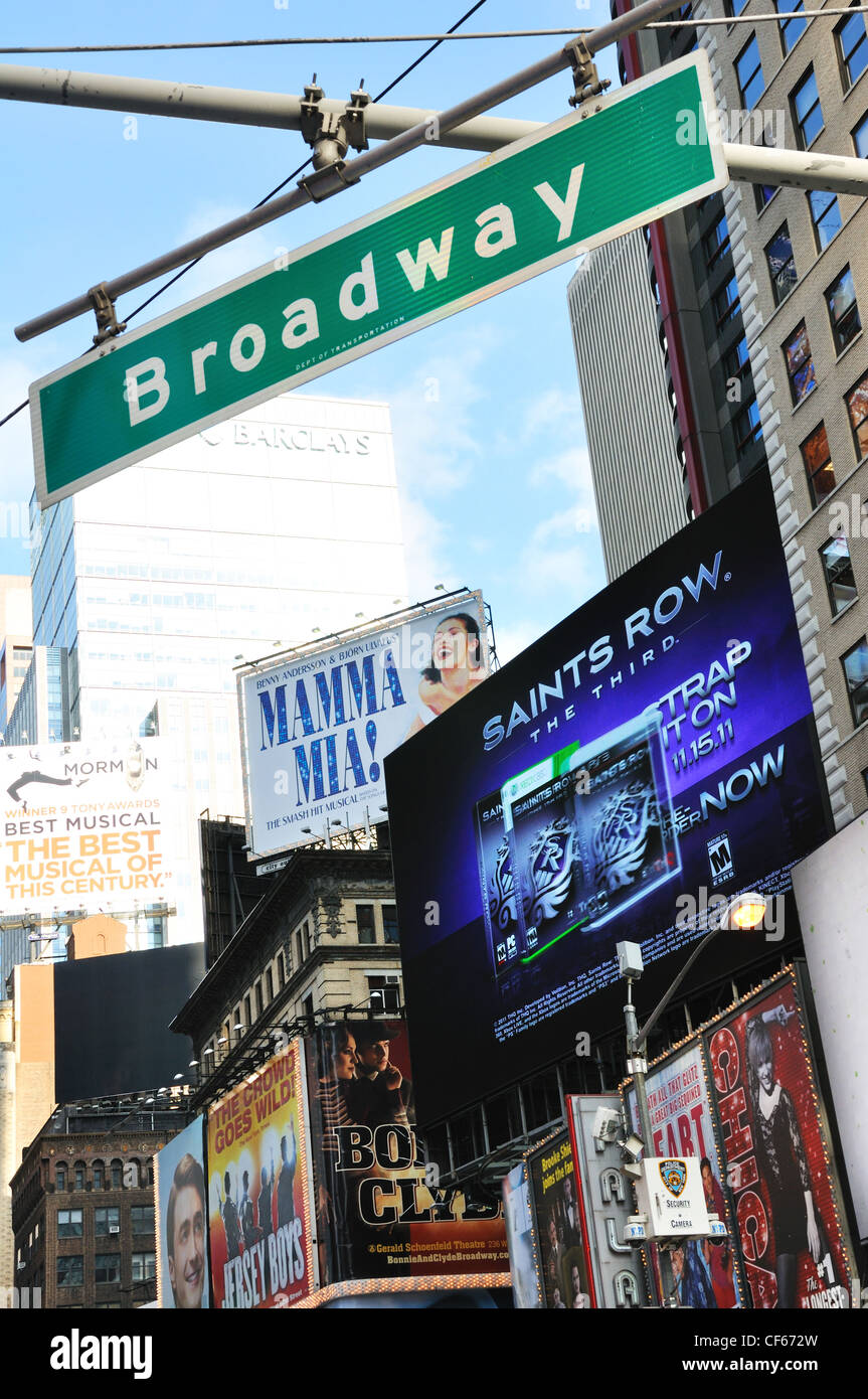 Broadway, Manhattan, New York City, USA Stock Photo - Alamy