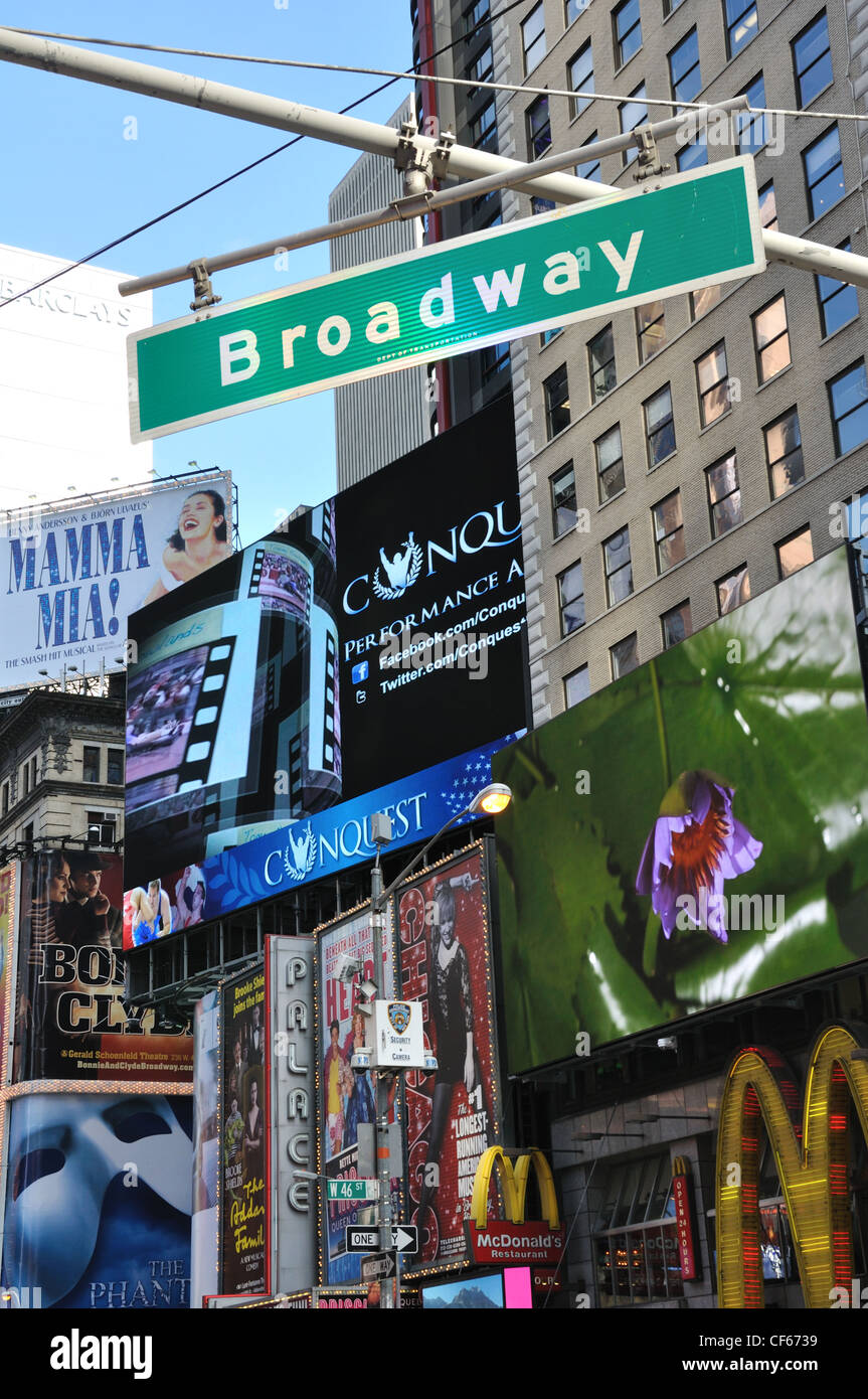 Broadway, Manhattan, New York City, USA Stock Photo - Alamy