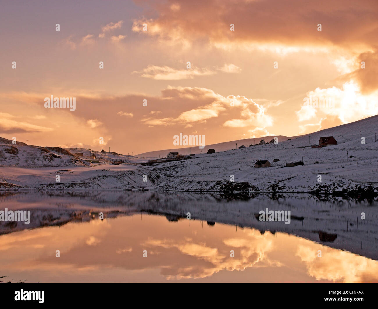 Shetland isles winter snow hi-res stock photography and images - Alamy