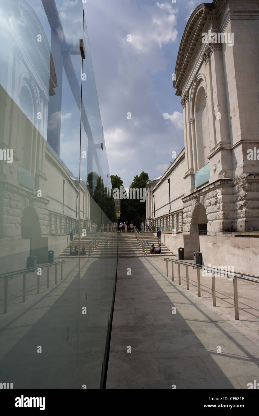 Side entrance of Tate Britain. Tate Britain was formerly known as the ...