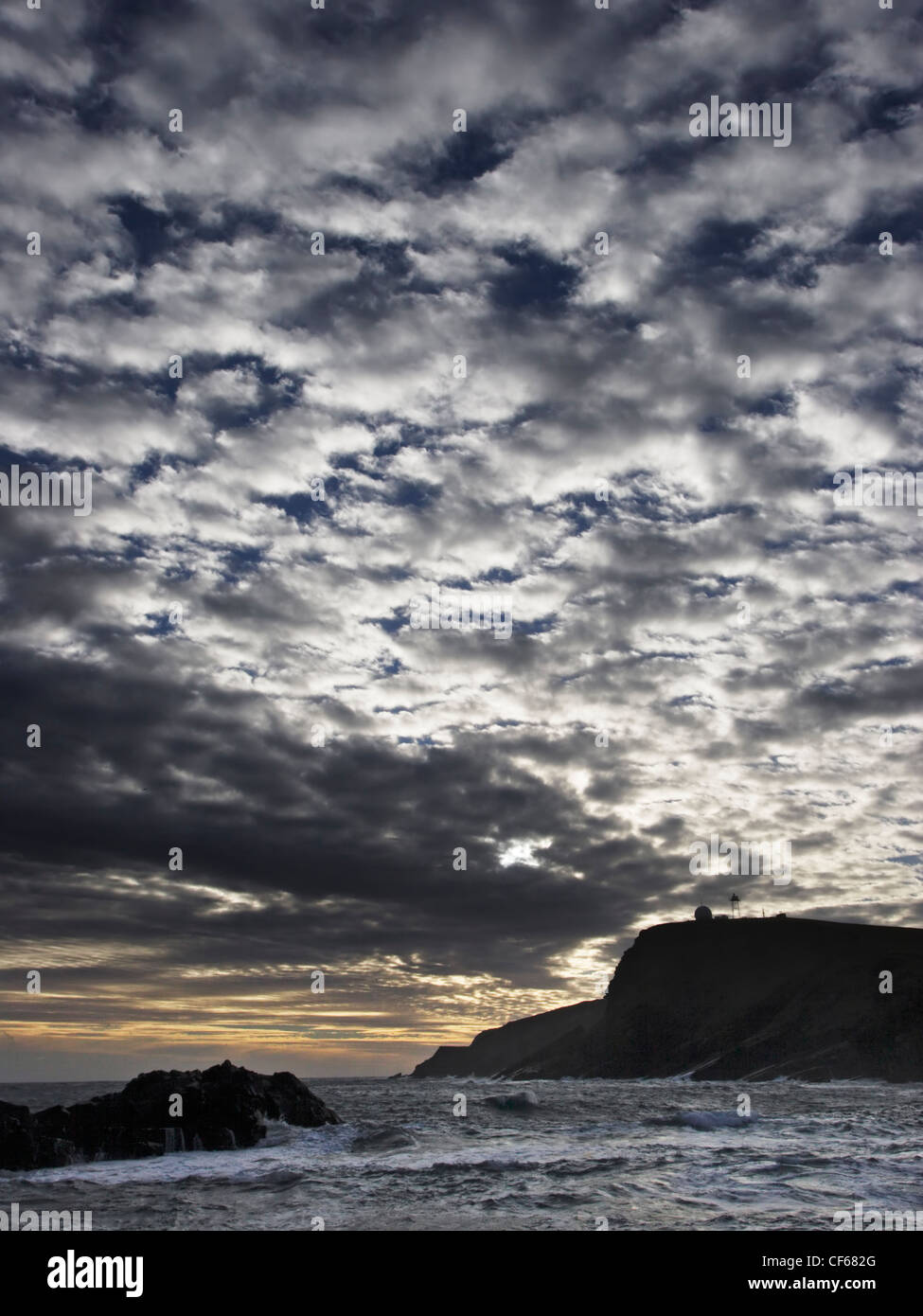 Stormy seas over Grutness on Shetland Stock Photo - Alamy