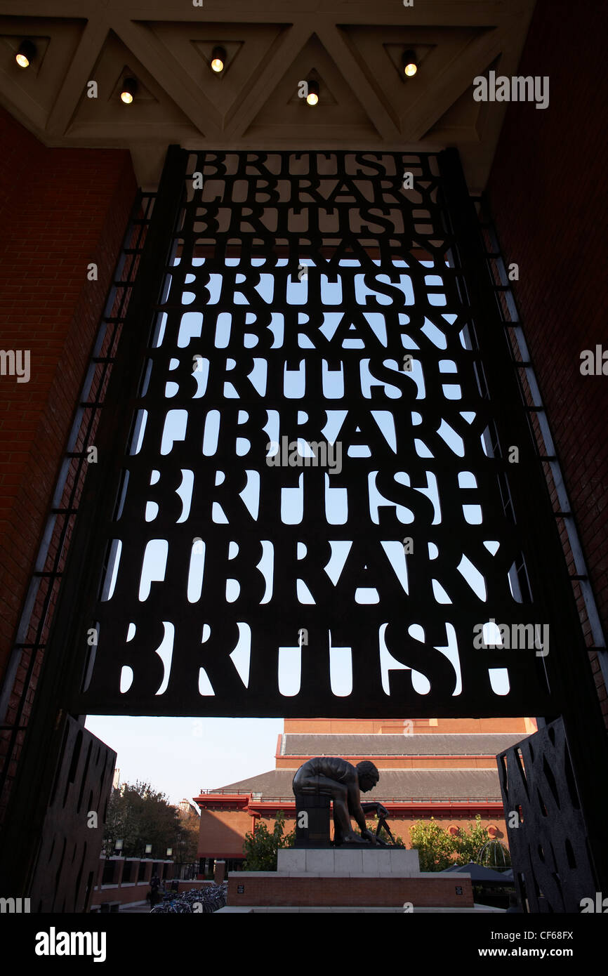 An exterior view of The British Library. The Library holds over 13 ...
