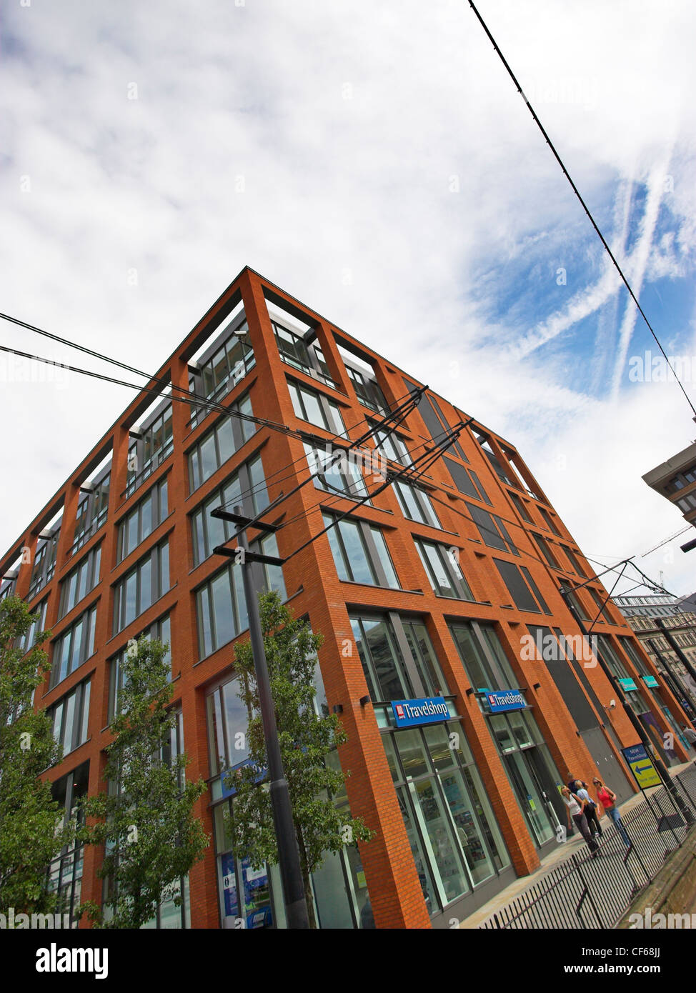 Modern buildings in manchester city centre hi-res stock photography and ...