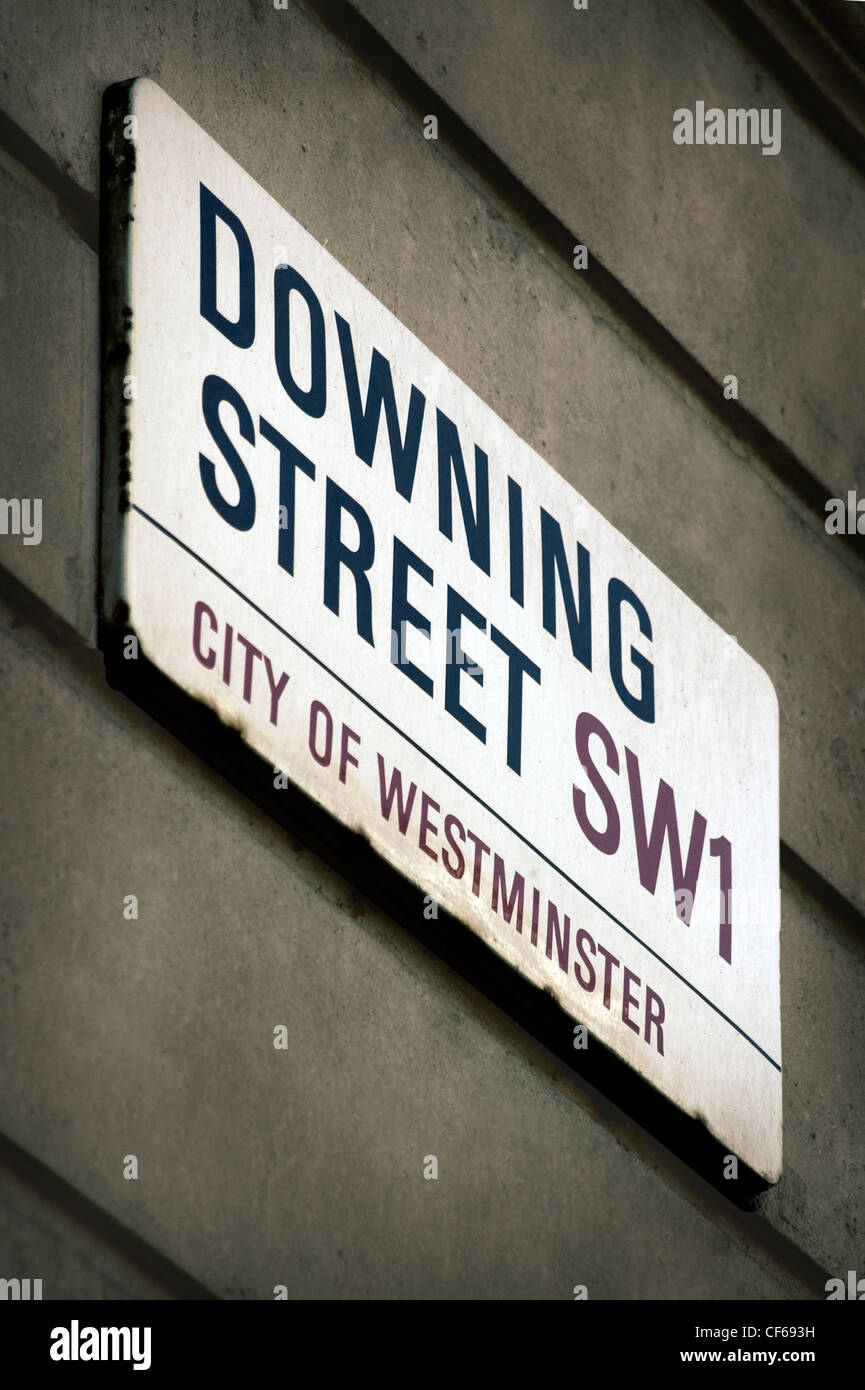 The Downing Street sign. The late nineteenth and early twentieth ...