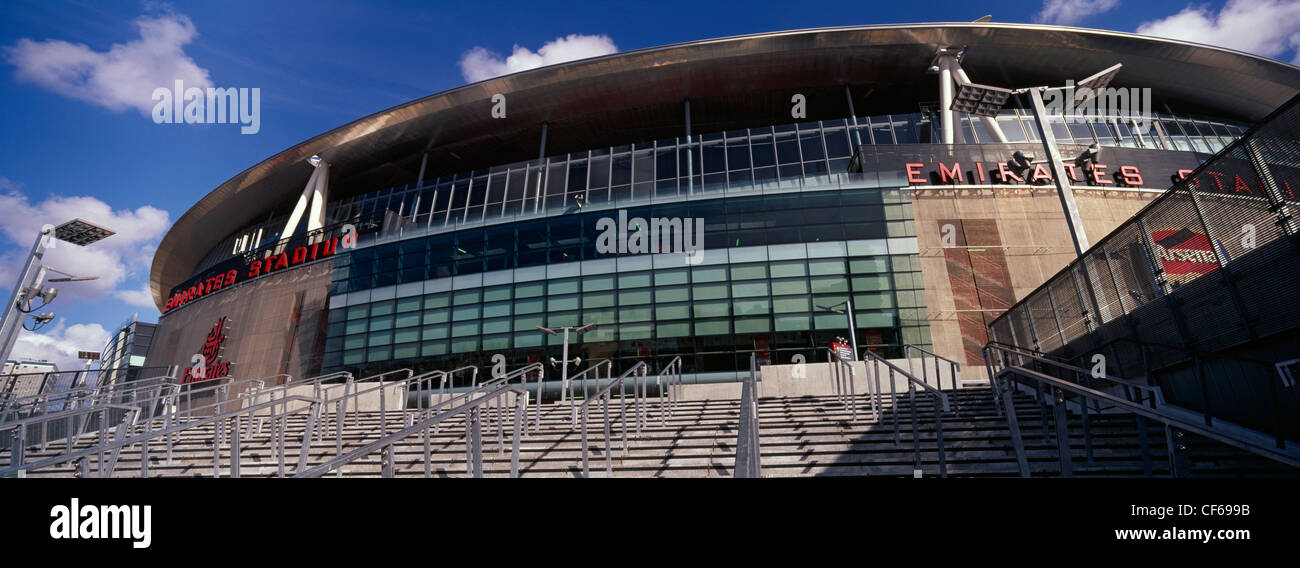 Exterior view of the Emirates Stadium which is home to Arsenal Football ...