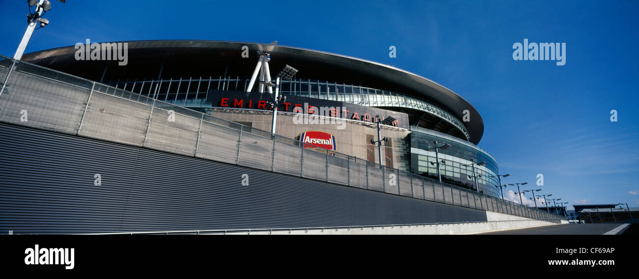 Exterior view of the Emirates Stadium which is home to Arsenal Football ...