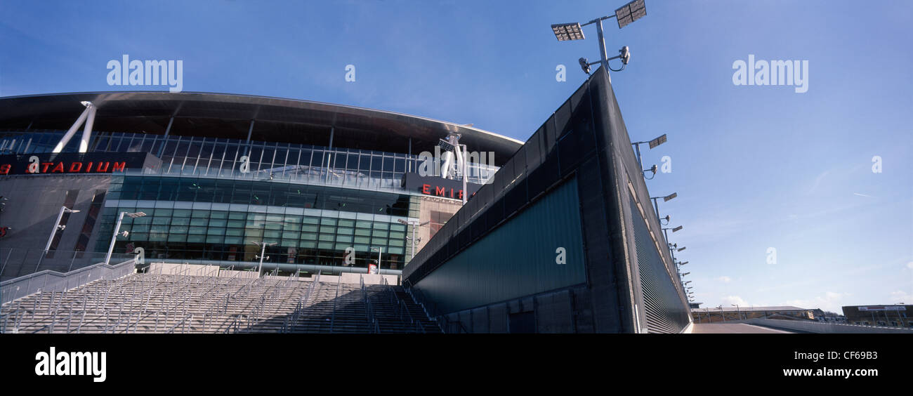 Exterior view of the Emirates Stadium which is home to Arsenal Football ...