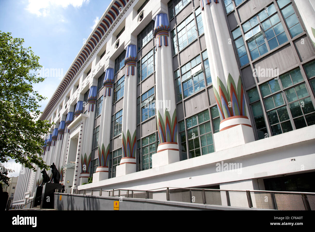 Exterior view of Greater London House Stock Photo - Alamy