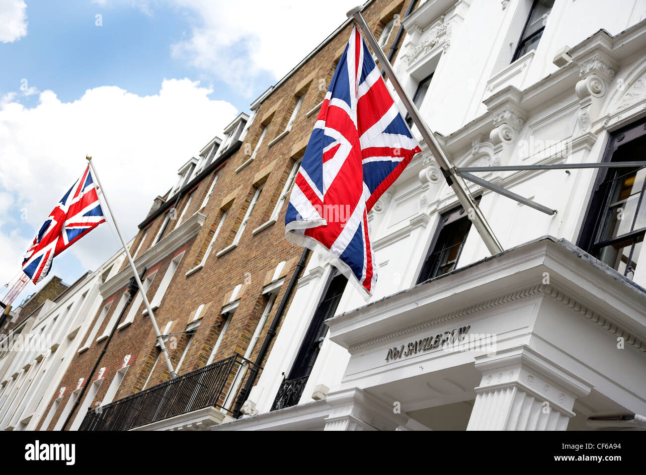 Frontage of No 1 Saville Row Stock Photo - Alamy