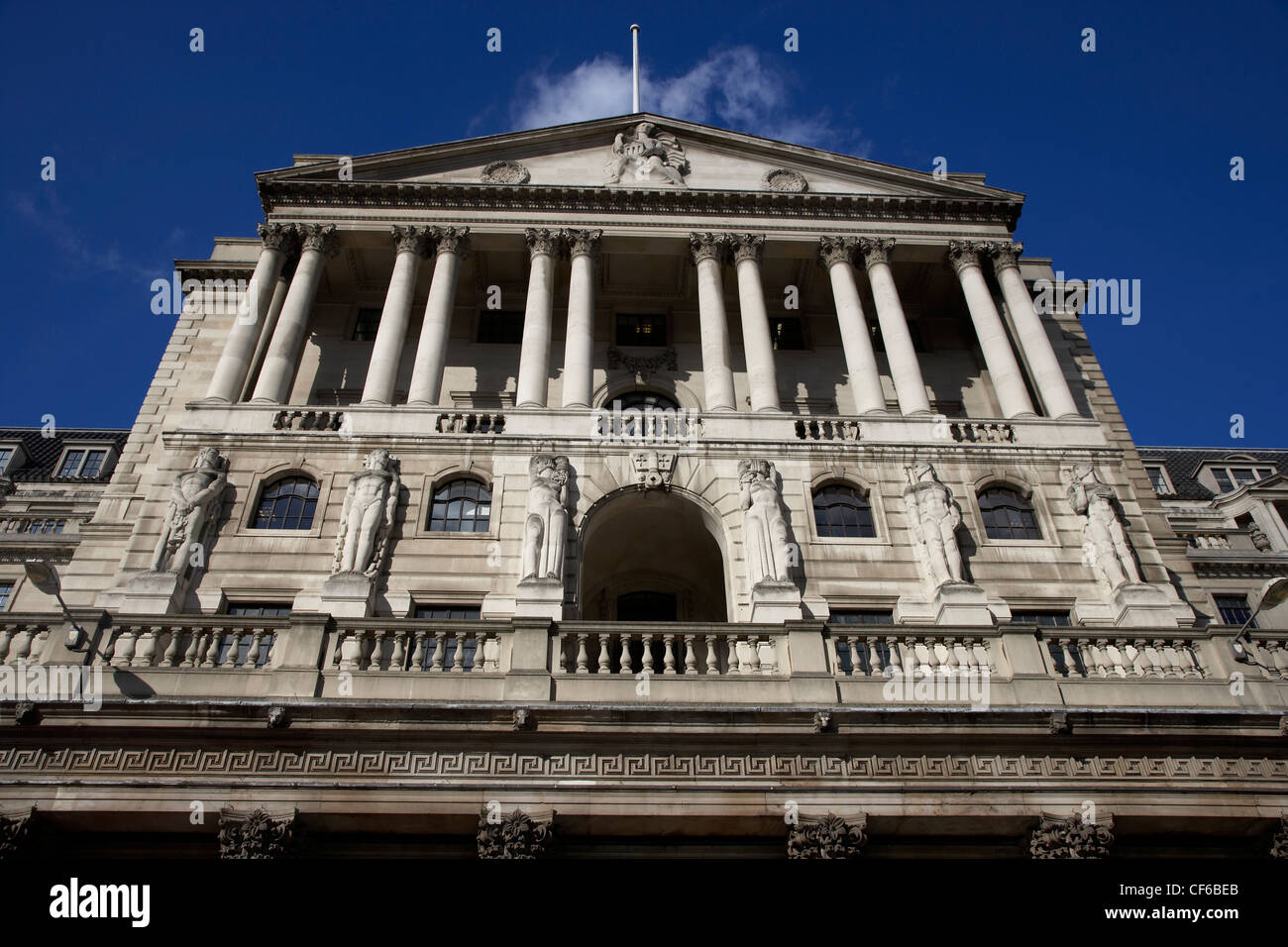 Exterior of The Bank of England Stock Photo - Alamy