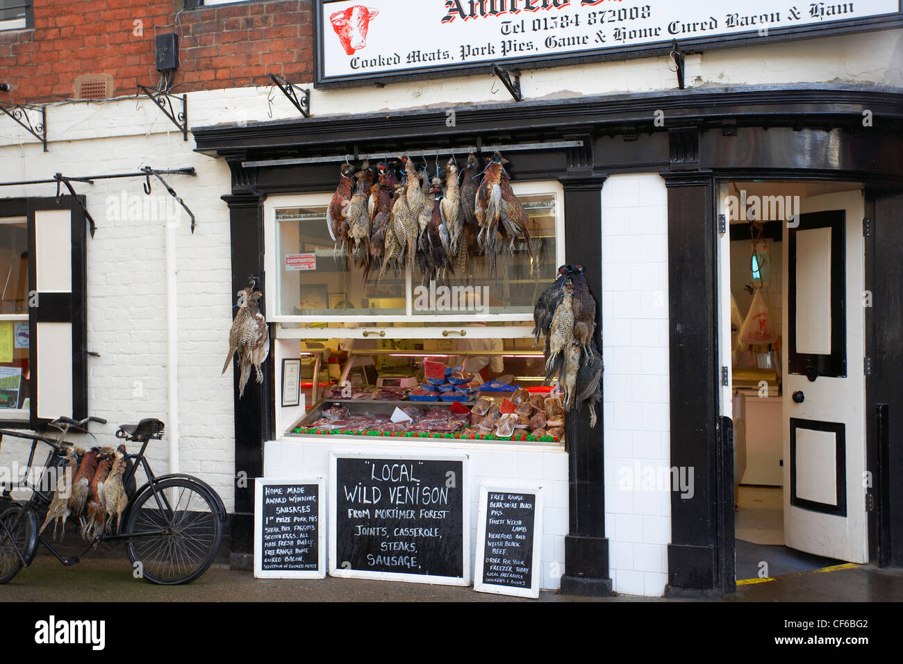 Traditional butchers window display hi-res stock photography and images ...