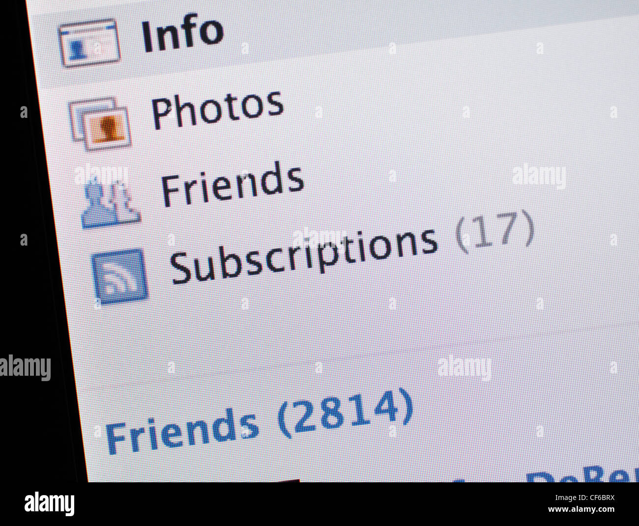 Facebook friends hi-res stock photography and images - Alamy