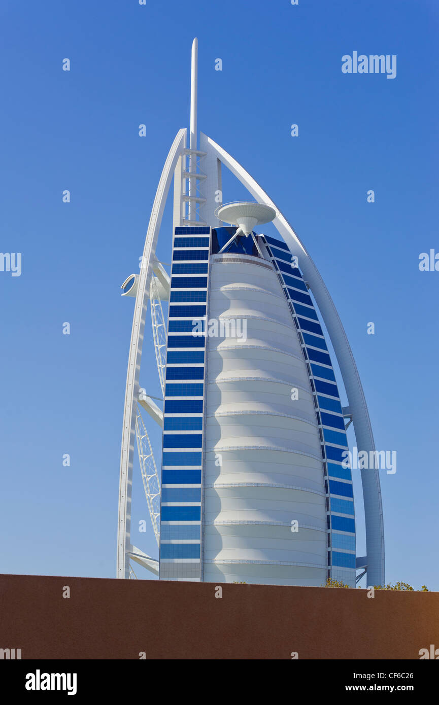 DUBAI Burj Al Arab building hotel Jumeirah beach United Arabien ...