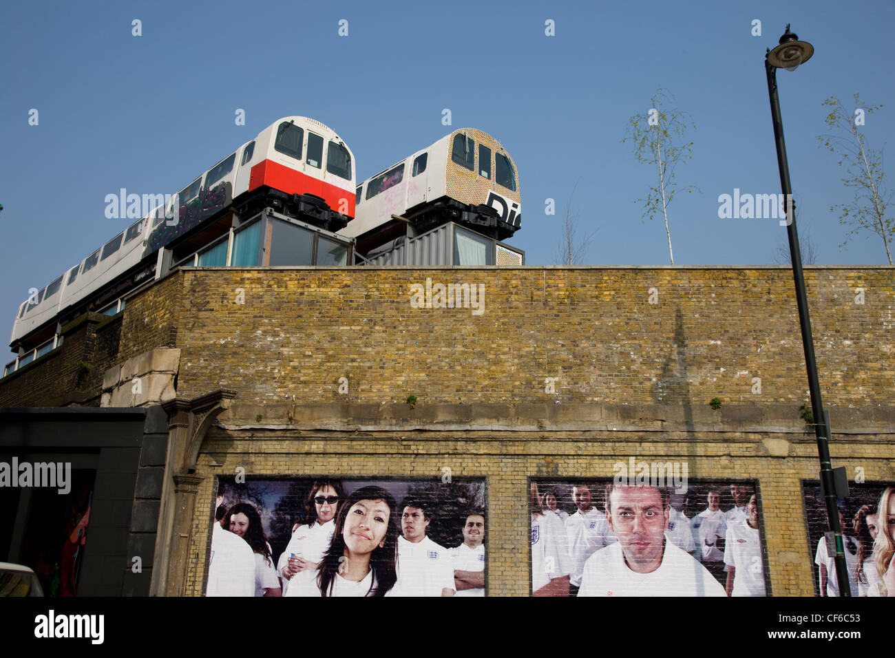 Tube carriages converted to offices hi-res stock photography and images ...