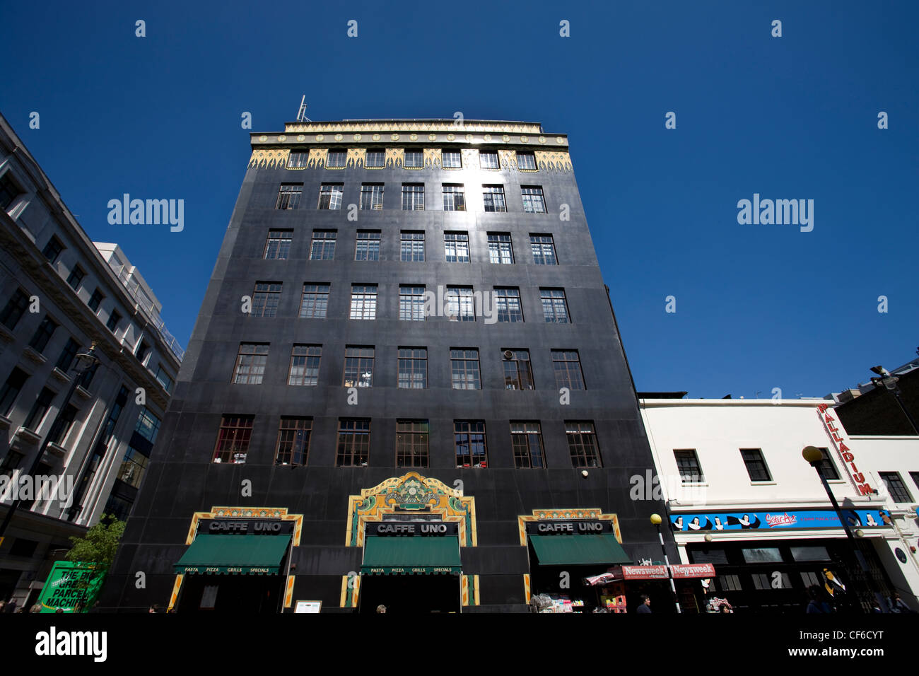 Palladium House, a black granite clad building on Great Marlborough ...