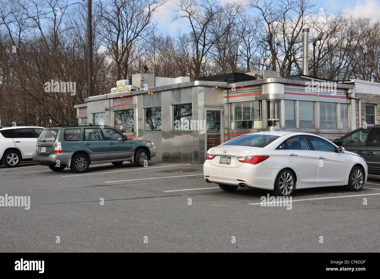 Diner roadside restaurant, USA Stock Photo - Alamy