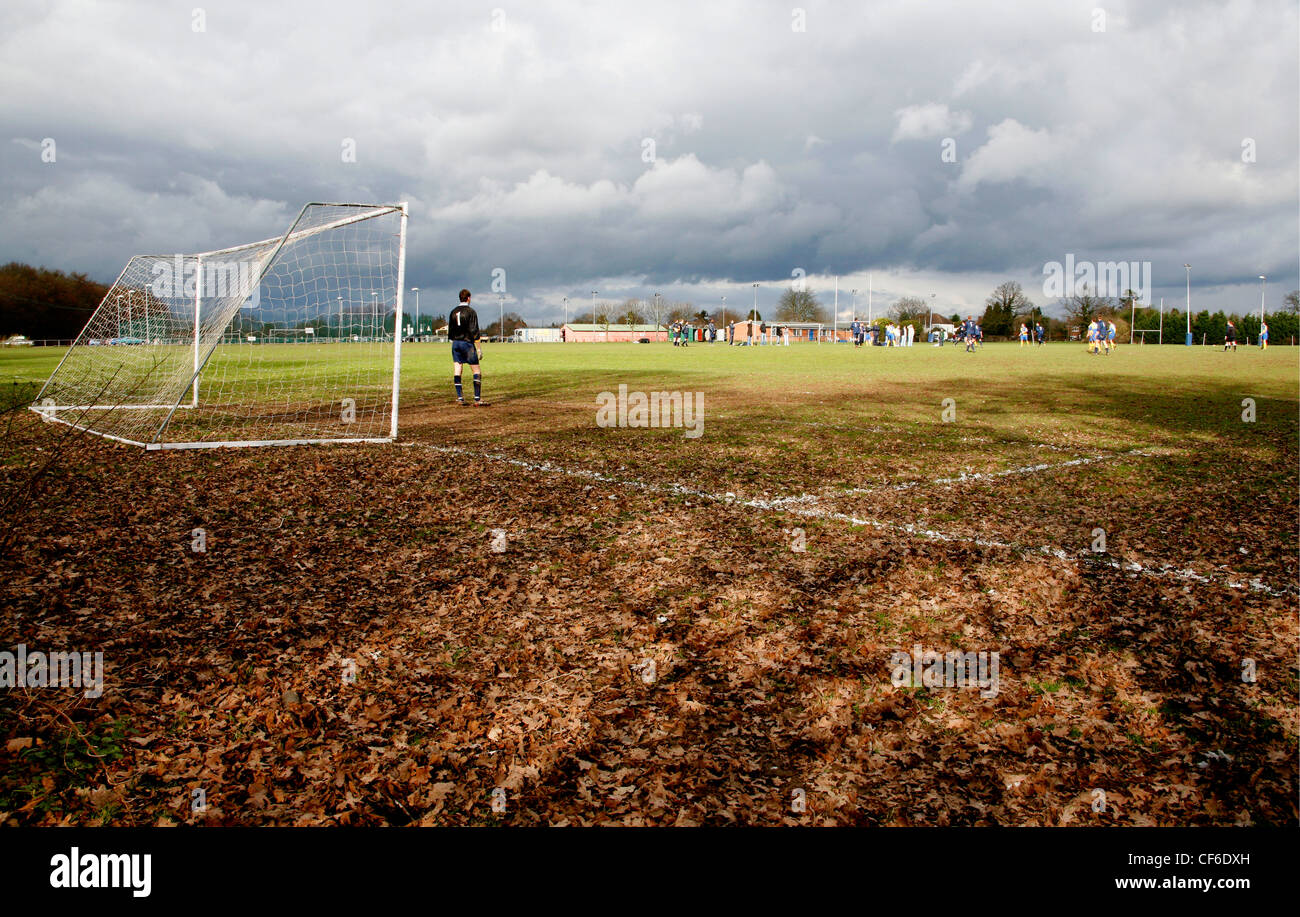 An amateur football match in progress. The Football Association states ...